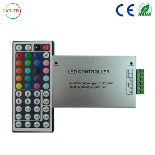 Aluminum shell IR 44 keys RGB controller,Controller and Connector